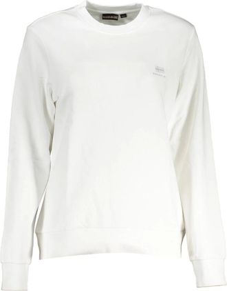 Napapijri Femme, Sweatshirts et sweats &agrave; capuche, Blanc, Taille: 34 FR B Nina SweaT-shirt