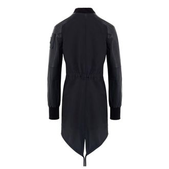 Moose Knuckles Womens Black Cotton Parka Clothing