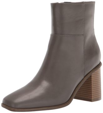 The Drop Damen Ibita Stiefelette mit Hohem Absatz und Seitlichem Reißverschluss Ankle Boot, Grau, 38 EU
