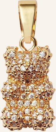 Crystal Haze Crystal Haze Anh&auml;nger Nostalgia Bear Pave By Glambou gold