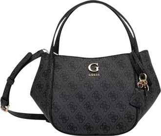 Guess Femme, Sacs, Gris, Taille: ONE Size Coleen Logo Small Medium Bag