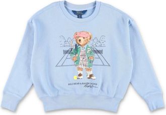Polo Ralph Lauren Femme, Sweatshirts et sweats à capuche, Bleu, Taille: 40 FR Polo Bear Terry SweaT-shirt