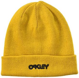 Oakley B1b Logo Beanie Bonnet, Jaune Ambre, Taille Unique Mixte Adulte