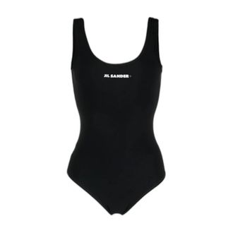 Jil Sander Jersey-Badeanzug - - Swimwear - Damen - Schwarzk - S