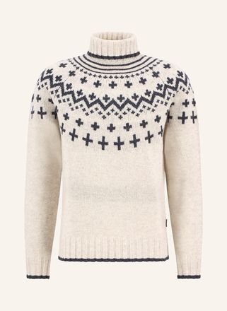 Barbour Rollkragenpullover Hewton weiss