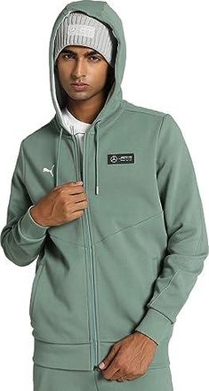 Puma Veste Mercedes Homme Fd Mapf1 Hd Sweat Jkt 621147-07 Kaki M