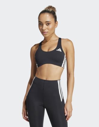 adidas Adizero - Brassi&egrave;re de sport maintien interm&eacute;diaire - Noir