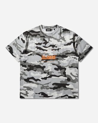 XLARGE Men s Camo Urban Logo T-Shirt Grey