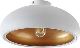 Lindby Plafonnier Gerwina à intensité variable (Moderne) en Blanc Métal e. a. pour Salon & Salle manger (1 lampe,à E27), Luminaire Lampe Plafond Eclerage Ecl
