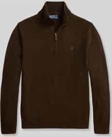 Polo Ralph Lauren Regular Fit Troyer aus reiner Wolle