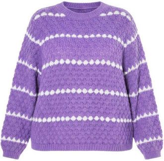STUDIO UNTOLD Strickpullover Pullover Boxy Shape Bubble-Struktur