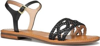 Geox Femme D Sozy S A Sandale à glissière, Black, 36 EU