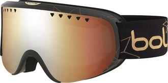 Bolle Bolle Damen Scarlett Winterbrillen, Shiny Black Edelweiss/Citrus Gold, One Size