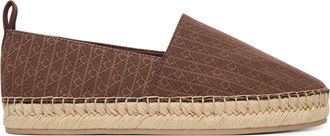 Calvin Klein Espadrilles Calvin Klein Oblique Espadrille Aop HW0HW02933 Braun