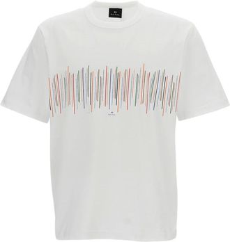 Paul Smith Homme, Tops, Blanc, Taille: 2XL T-Chemises