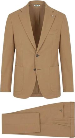Manuel Ritz Homme, Costumes, Brun, Taille: M Abito