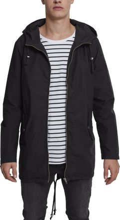 Urban Classics Herren Parka Parka Light Cotton TB2094, Gr. Small (Herstellergröße: S), Schwarz (Black 00007)