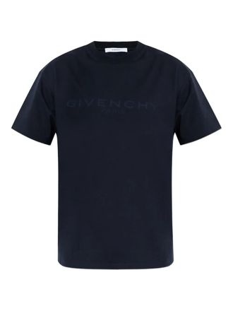 Givenchy t-shirt Paris en jacquard - Bleu