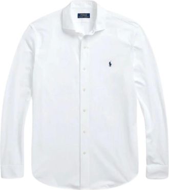 Ralph Lauren Homme, Chemises, Blanc, Taille: S Chemise en jersey