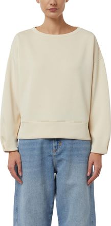 Comma Weiches Sweatshirt mit Faltendetail am Arm