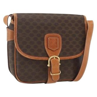 Celine Sac &agrave; bandouli&egrave;re vintage Pre-owned - Femme - Pre-owned - Brun - Taille: ONE Size
