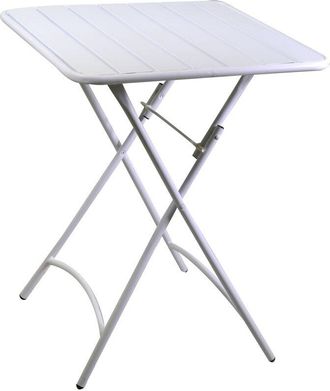Vacchetti Vacchetti - Klapptisch Weiß 80x80 cm h 72 cm aus Metall mod. Rovigo