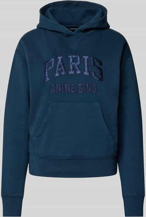 Anine Bing Regular Fit Hoodie mit Logo-Stitching