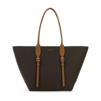 Michael Kors Canvas Einkaufstasche mit Moore Design - - Bags - Damen - Braun - ONE SIZE
