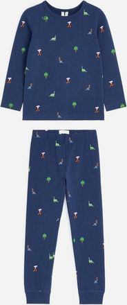 Arket Jersey-Pyjama -Blau