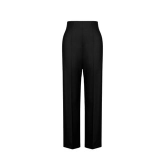 Alberta Ferretti Femme, Pantalons, Noir, Taille: 32 FR Pantalon en laine stretch l&eacute;g&egrave;re