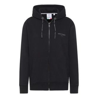 Carlo Colucci Hoody Jacke Basic Line - - Sweatshirts & Hoodies - Herren - Schwarzk - M