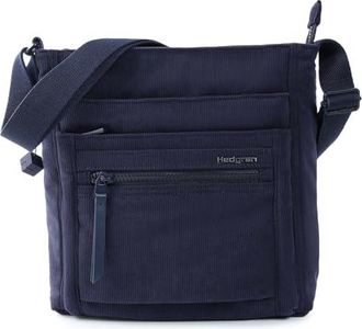 Hedgren sac &agrave; &eacute;paule bandouli&egrave;re Inner City Orva Crossover RFID Corduroy Peacoat Blue bleu marine