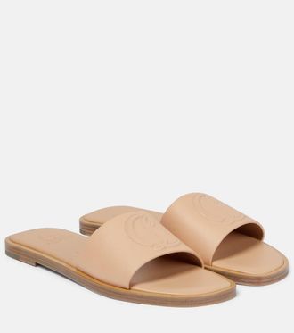 Christian Louboutin Pantoletten CL aus Leder