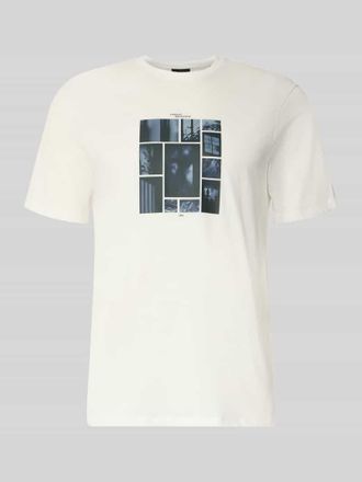 A|X Armani Exchange Slim Fit T-Shirt mit Motiv-Print