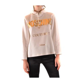 Moschino Stylischer Hoodie - - Sweatshirts & Hoodies - Damen - Wei&szlig; - XS