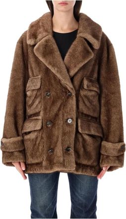 S.W.O.R.D 6.6.44 Peacoat 4 Pocket Eco Visone - - Coats - Damen - Braun - S