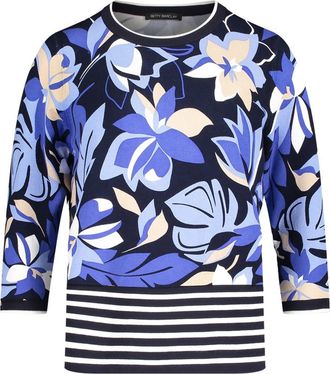 Betty Barclay Rundhals-Pullover Betty Barclay blau