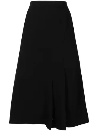 Shiatzy Chen jupe e en soie - Noir