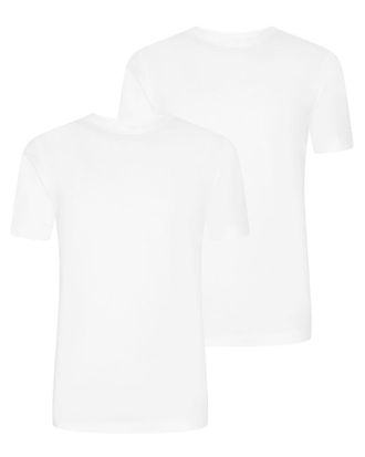 Olymp 2er Pack Unifarbenes Underwear-T-Shirt in