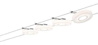 Paulmann 50109 Syst&egrave;me SmartWire BLEDiscLED I 4x4W, satin&eacute;, 230/12V CC, 36VA, TunableWhite