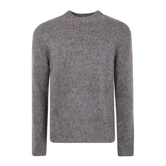 Emporio Armani Mock Neck Strickpullover - - Knitwear - Herren - Grau - XL