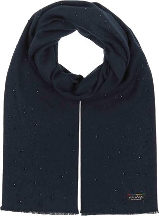 Fraas Cashmink Stola f&uuml;r Damen | 70 x 180 cm | Mit Strass-Steinchen | Herrlich weich | F&uuml;r festliche Anl&auml;sse Midnight