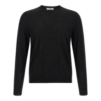 Fendi Rundhals-Pullover - - Knitwear - Herren - Schwarzk - XL