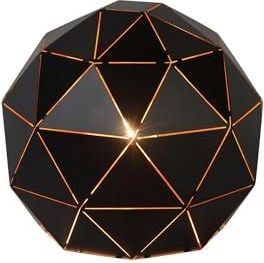 Lucide Lucide OTONA - Lampe De Table - Ø 25 cm - Noir