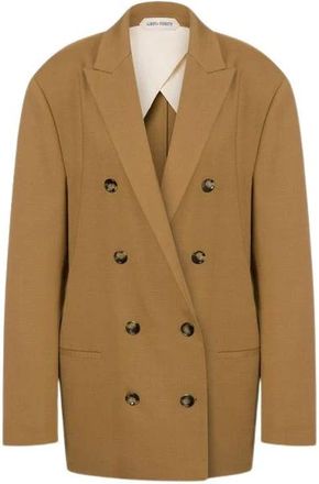 Alberta Ferretti Femme, Vestes, Brun, Taille: 40 FR Blazer Crois&eacute;