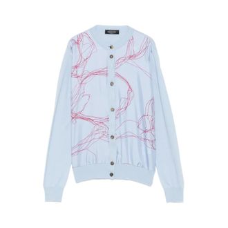 Fabiana Filippi Carlton M&uuml;tze & Handschuhe Geschenkset - - Knitwear - Damen - Blau - XS