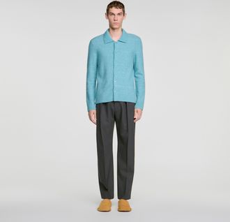 Sandro Cardigan en alpaga et laine