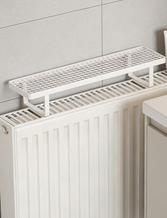 Generic Heizk&ouml;rperregal ohne Bohren mit abgerundeten Ecken, vielseitig einsetzbar for Trocknen von Handt&uuml;chern und Kleidung, dekorative, platzsparende Heizk&ouml;r