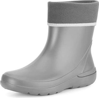 Ladeheid Bottes de Pluie Thermiques en EVA Femme LA-CA-08 (Gris, 38 EU)