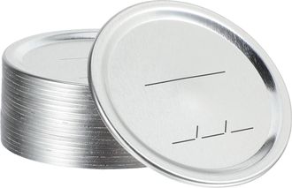 Hemoton Deckel für Einmachgläser, breite Öffnung, 20 Stück, 80 mm, Einmachdeckel, Aufbewahrungskappen für Einmachgläser